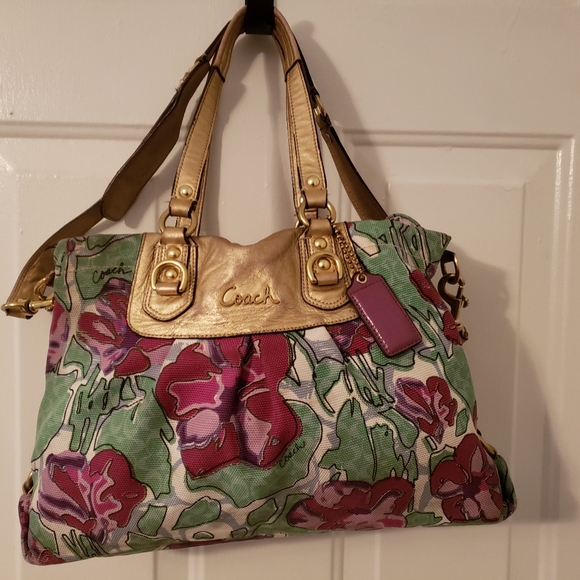 Coach | Bags | Coach Floral Iris Ashley | Poshmark